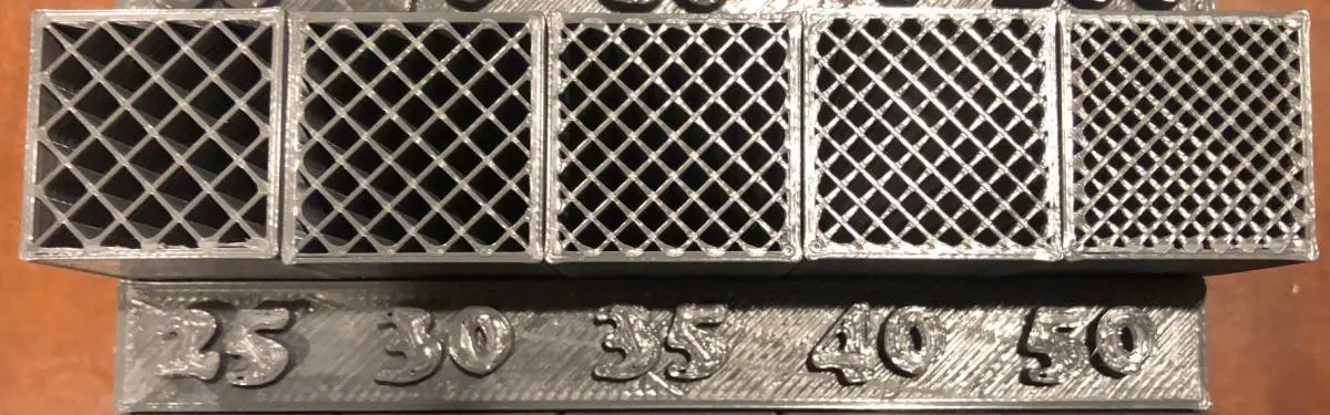 Choosing the Right Infill Percentage for the Job – 3dprintscape.com